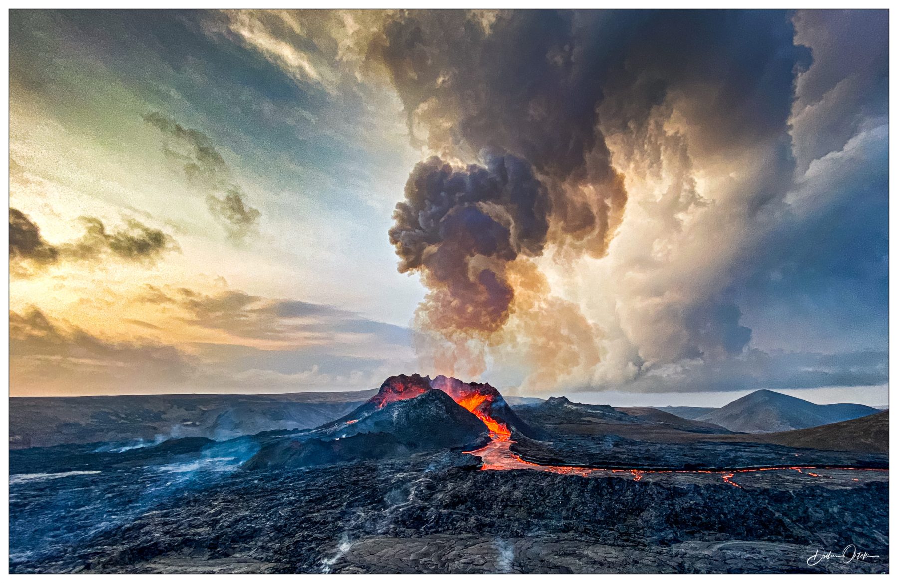 Volcan Fagradalsfjall - Islande - Ortelli